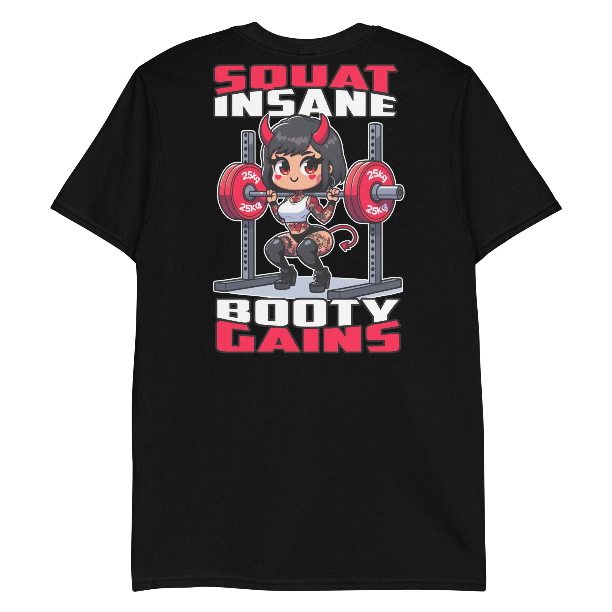 Camiseta Demons Gym Squat Insane For Booty Gains – DemonsGym